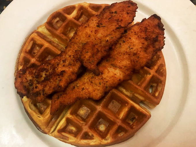 Chicken and waffles: the ultimate "why didn't I think of that?" combo. It's like breakfast and dinner had a delicious love child.