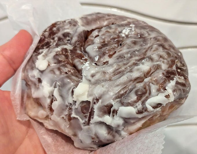 Behold, the crown jewel of Wild Flour Pastry - a cinnamon roll so divine, it might just make you believe in a higher power of pastry.