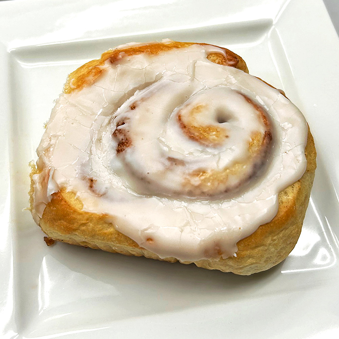 Meet the Beyonc&eacute; of baked goods. This cinnamon roll is so perfectly swirled, it could hypnotize you into forgetting about your diet. Resistance is futile!