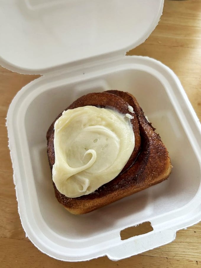 Holy cinnamon swirl, Batman! This gooey masterpiece could make even Alfred forget about his strict butler diet.