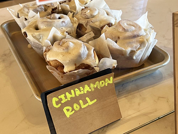 Behold, the crown jewel! These cinnamon rolls are so gooey and inviting, they might just make you forget about your diet resolutions.