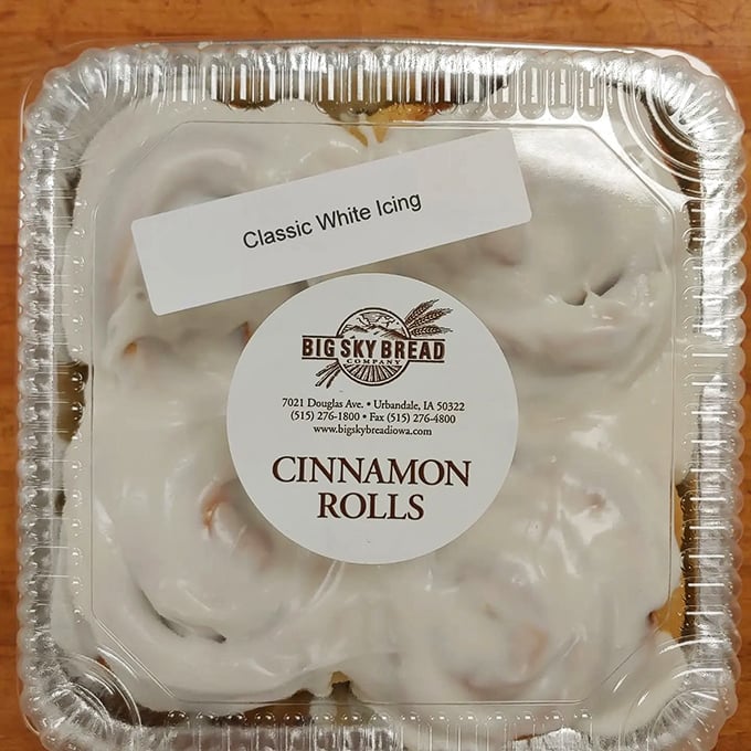 Behold, the cinnamon roll that launched a thousand diets—and sank them all. Resistance is futile against this frosted beauty.