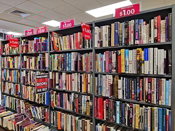 Bargain hunters, rejoice! This dollar section is where frugal bookworms come to feast. Who knew a buck could buy so much adventure?