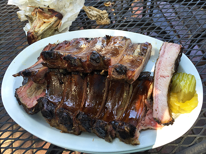 Behold the holy grail of BBQ! These ribs are so tender, they practically leap off the bone onto your plate.
