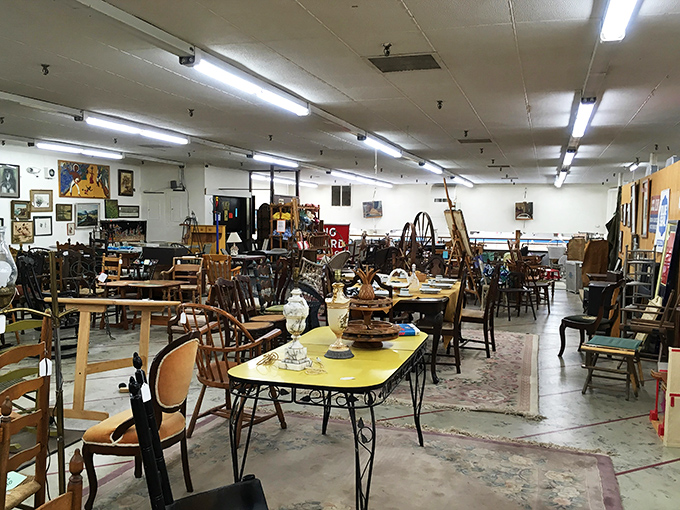 Pull up a chair&mdash;or ten! This furniture forest is where mid-century modern meets "I remember Grandma having that!"