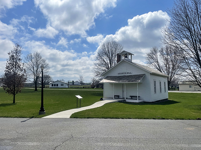History buffs, rejoice! This quaint schoolhouse isn't just a pretty face &ndash; it's a portal to the past. No pop quizzes here, just a heaping helping of local lore.