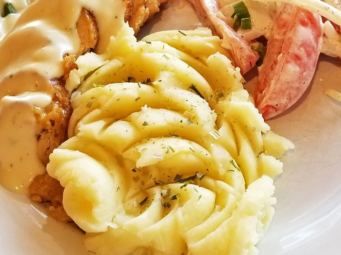 Those potatoes aren't just food&mdash;they're edible art. The sweet cheese filling and cream sauce create a symphony that would make Mozart put down his fork and applaud.