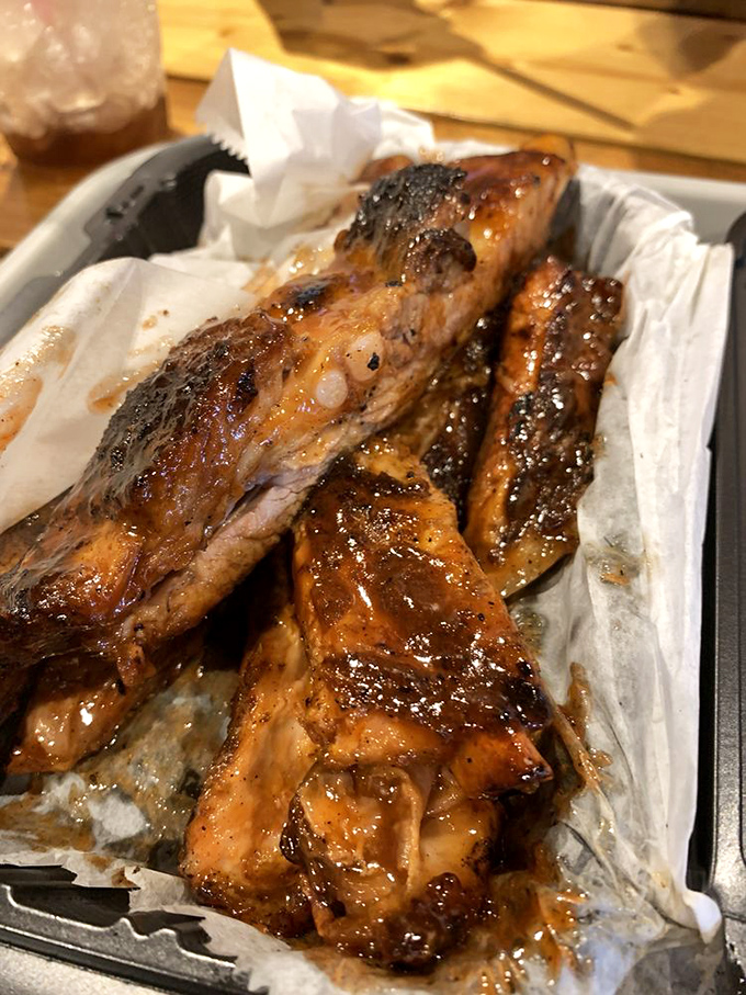 Holy smokes! These ribs look so tender, they might just fall off the bone if you stare at them too long.