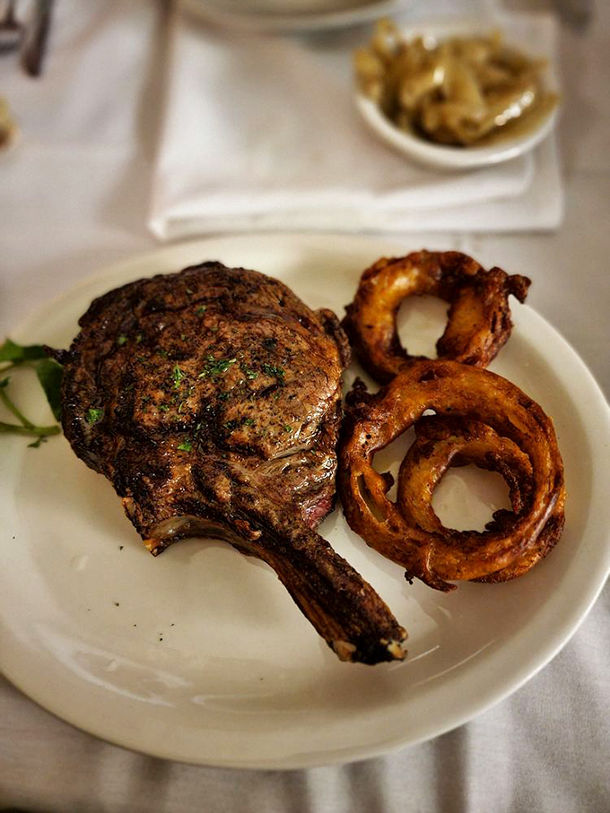 Behold the ribeye, a carnivore's dream come true. It's not just a steak; it's a work of art that happens to be edible.