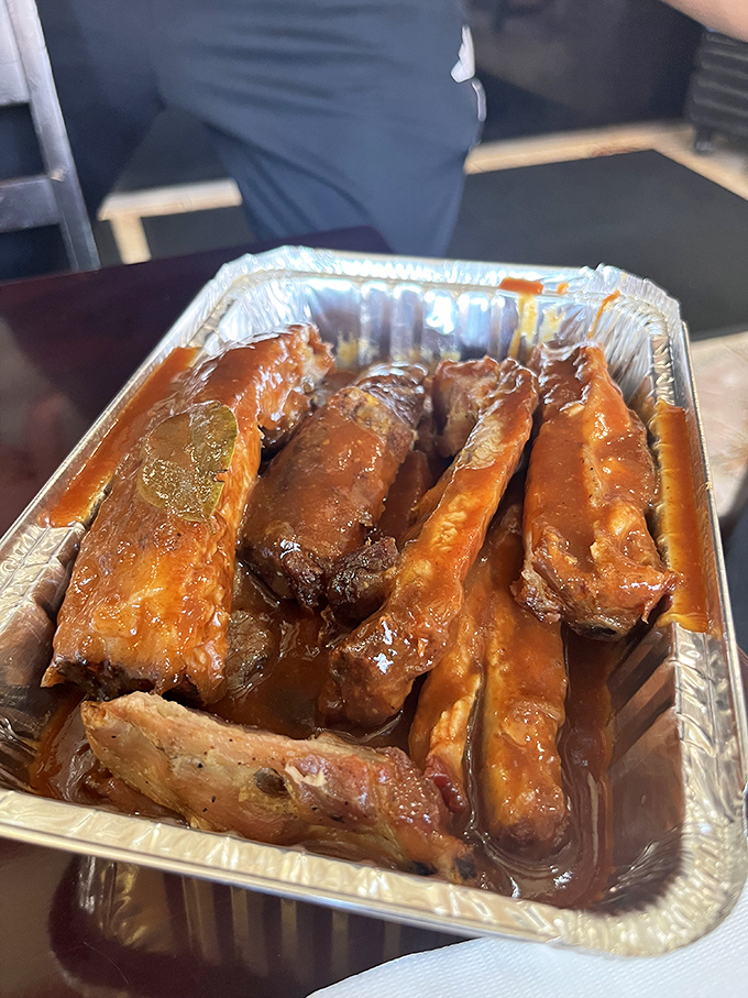 Holy smokes, Batman! These ribs aren't just fall-off-the-bone tender; they're practically begging to jump onto your plate. Resistance is futile!