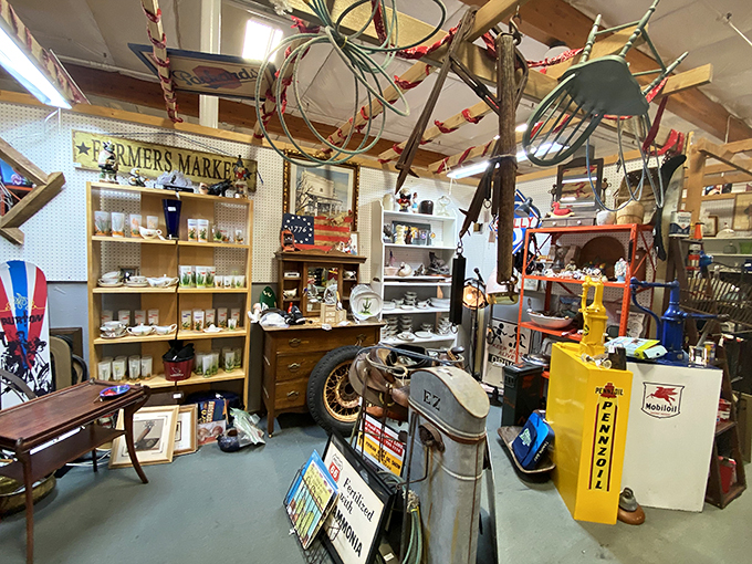 Shelves upon shelves of memories waiting to be rediscovered. It's like a real-life version of "The Price is Right," but every item comes with a story.