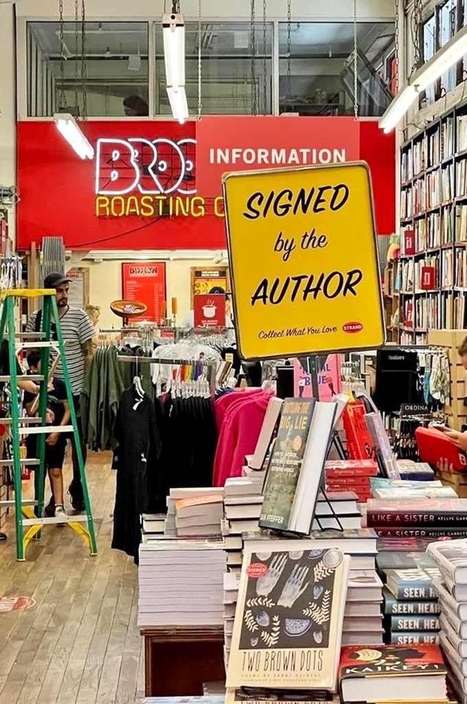 Celebrity sightings of the paper kind! Signed books offer a brush with fame without the awkward small talk.