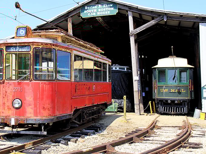 All aboard the nostalgia express! These vintage trolleys are a delightful blast from the past, no DeLorean required.