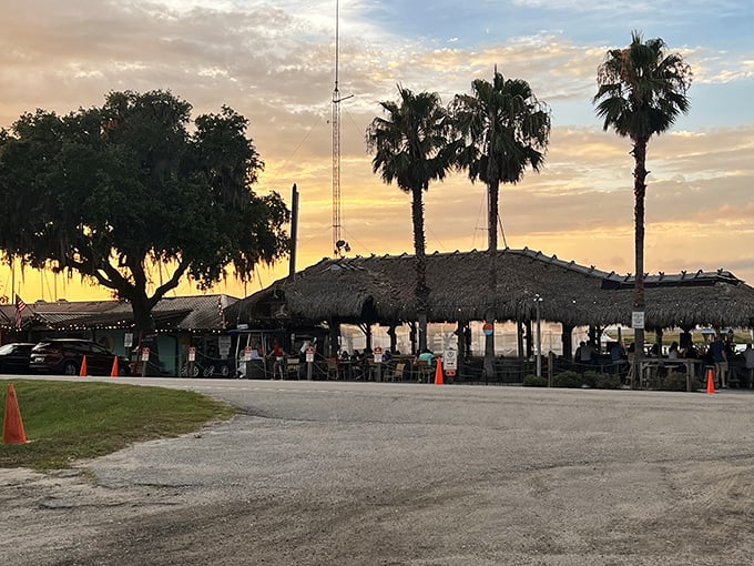 Ahoy, matey! Fish Tales is where thatched roofs and tasty seafood collide, creating a tropical oasis in the heart of Georgia.