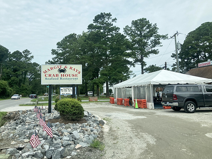 Margie & Ray's: Where crab is king and bibs are mandatory. This Sandbridge institution serves up seafood fresher than your grandpa's jokes!