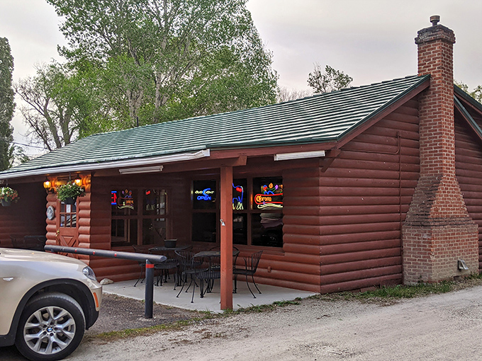 Pine Lodge Dinner House: Lamoille's log cabin of luxury. Where "roughing it" means choosing between the filet and the New York strip.