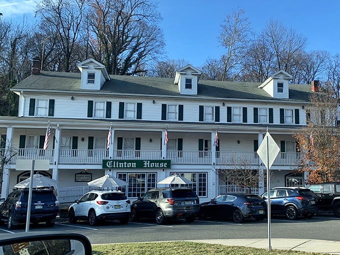 The Clinton House: Where history and hunger collide! This grand dame of architecture serves up slices of the past with sides of sizzle.