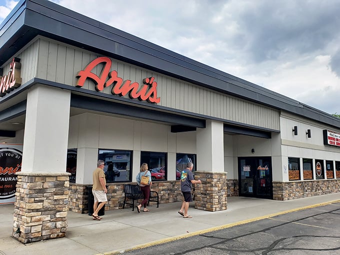 Simple sign, extraordinary flavors. Arni's has been the secret weapon in Lafayette's culinary arsenal for generations.