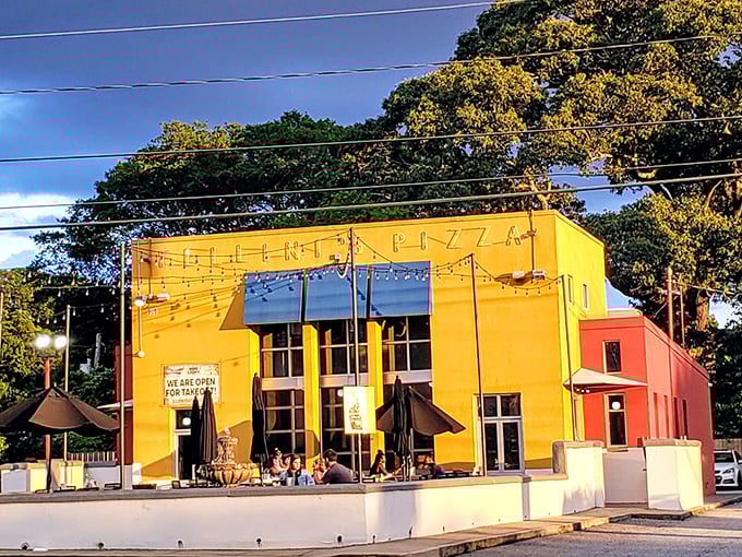 Art on the walls, art on your plate. Felini's proves that sometimes, the best canvas is a pizza crust.