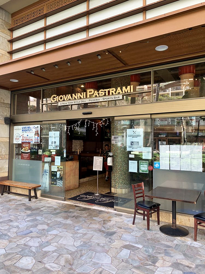 Touchdown for your taste buds! Giovanni Pastrami is where pizza meets pastrami in a culinary hula dance that'll make your mouth water.