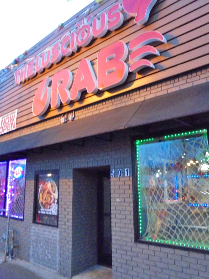 Neon lights, seafood delights! The Luscious Crab proves that sometimes, the best catches are found far from the shore.