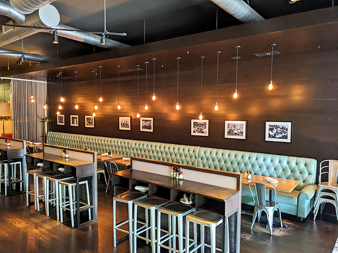 Hipster haven meets seafood heaven at The Sardine Room. It's where cool vibes and hot dishes are always on the menu.