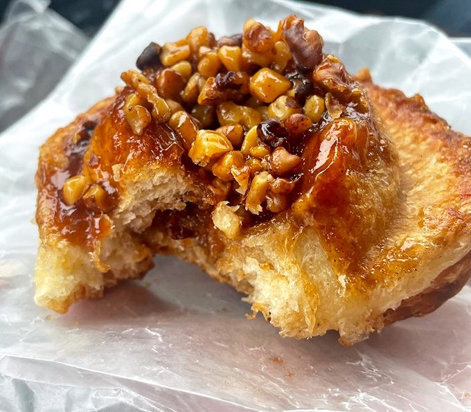Behold, the cinnamon roll that launched a thousand ships... or at least a few hundred return visits to Standard Baking Co.