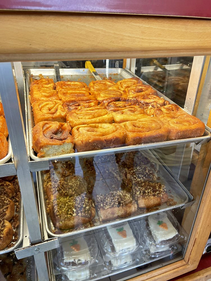 Fresh from the oven, these beauties are ready for their close-up. It's like a family portrait, if your family was made of butter, sugar, and happiness.