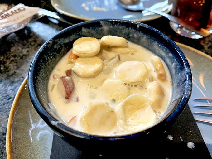 A cup of comfort that's more soothing than a mermaid's lullaby. This chowder is a hug in a mug.