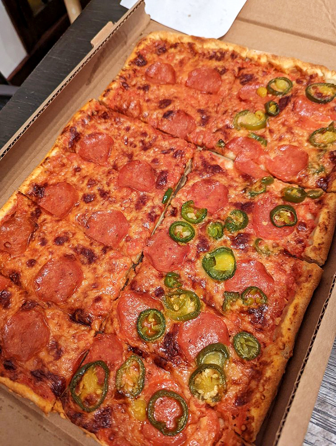 Pepperoni paradise meets jalape&ntilde;o jazz! This pizza is hotter than a Nebraska summer, but twice as welcome.