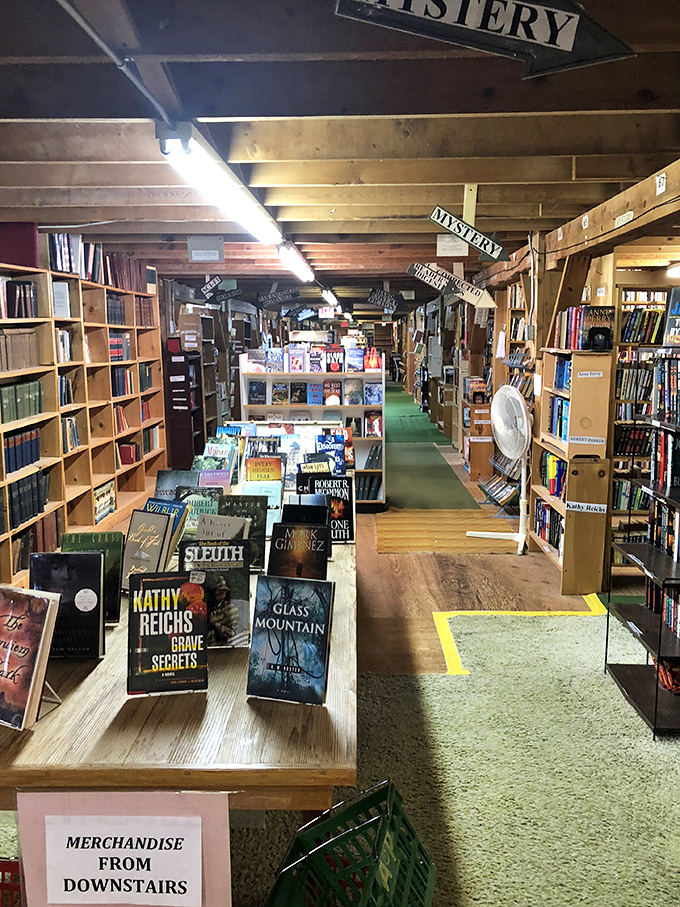 Elementary, my dear bookworm! The mystery section beckons with promises of whodunits and thrilling page-turners.