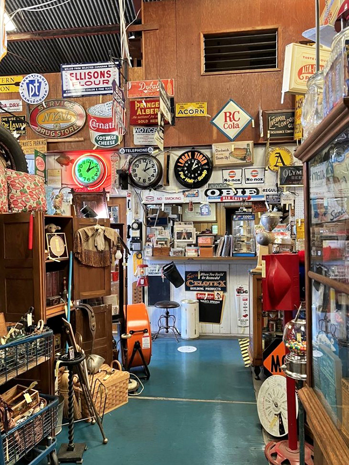 Step right up to the carnival of curiosities! This booth is bursting with more Americana than a 4th of July parade.