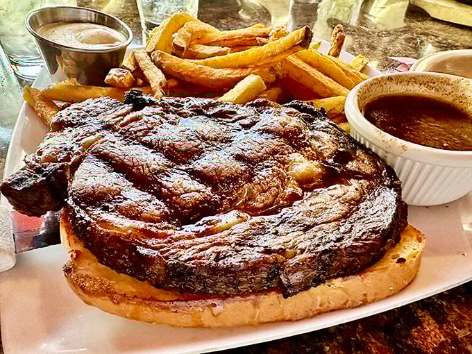 This isn't just a prime rib sandwich&mdash;it's a monument to beef, a testament to proper cooking, and your excuse to skip dinner tomorrow.