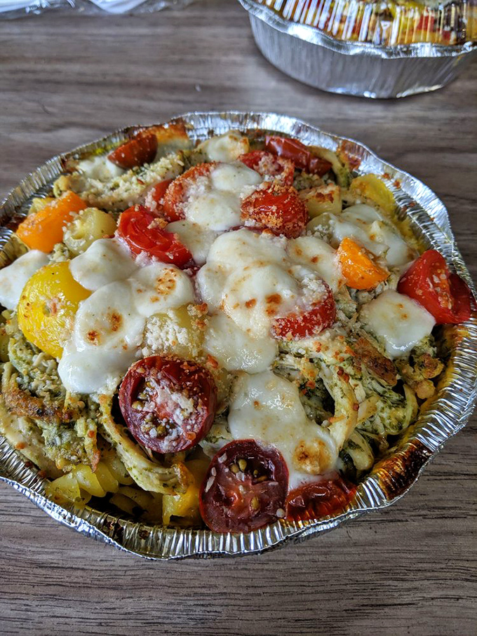 Sacramento's secret weapon in the mac and cheese arms race. This vibrant veggie-packed dish might just convince you to trade in your gold pan for a fork.