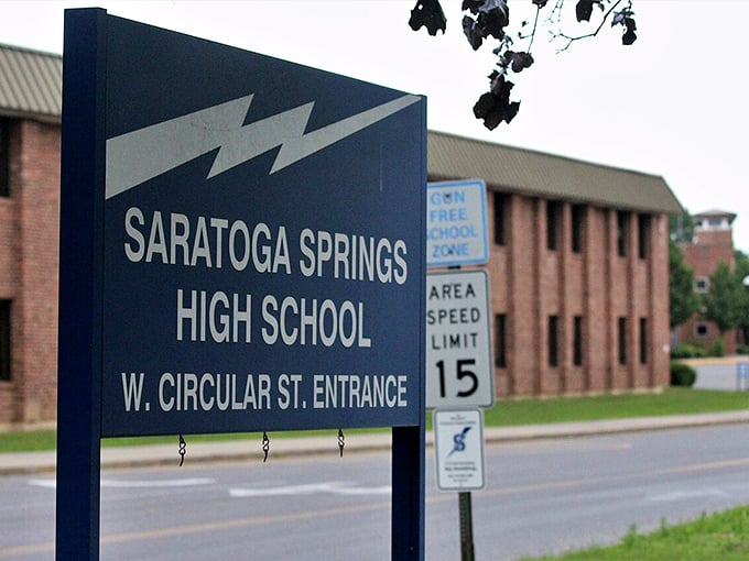Ah, high school &ndash; where dreams are born and lunch money disappears. Saratoga Springs High: educating future mineral water sommeliers since 1926.