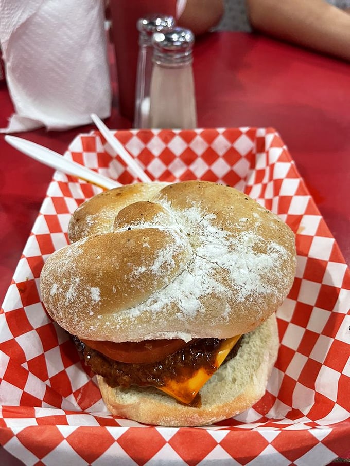 Meet the Single Bypass Burger, the "gateway drug" of Heart Attack Grill's menu. Don't let its modest size fool you &ndash; it's still a flavor powerhouse.