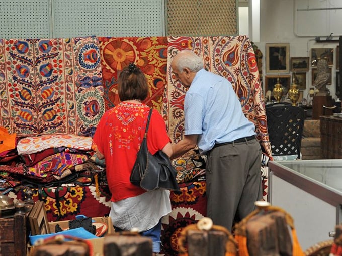 A tapestry of colors that would make Joseph's technicolor dreamcoat jealous. Woven stories in every thread.