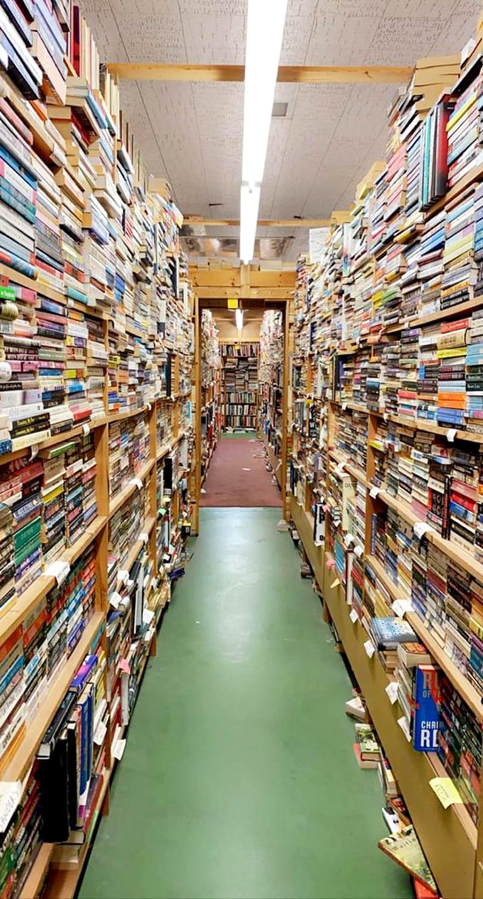 Imagine if the Library of Alexandria had a garage sale. That's the vibe here, minus the ancient scrolls and plus air conditioning.