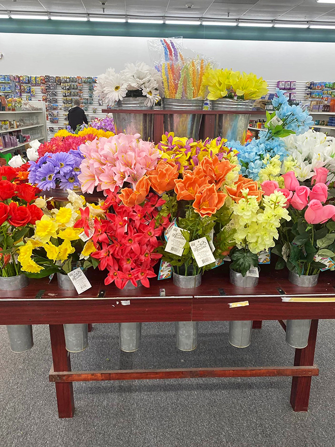 A bouquet of eternal spring! These artificial flowers bring perennial cheer without the need for a green thumb or allergy meds.