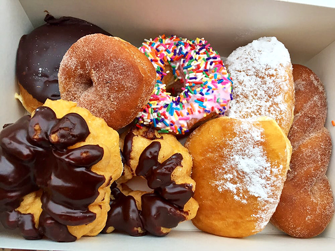 A box of happiness, served fresh daily. This assortment is like the Avengers of the donut world &ndash; each with its own superpower to brighten your day.