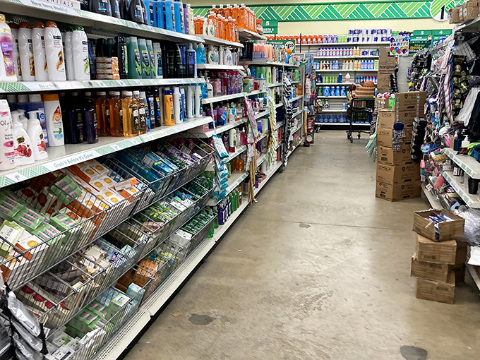The personal care aisle &ndash; where brand names and budget-friendly alternatives stand shoulder to shoulder in democratic harmony.