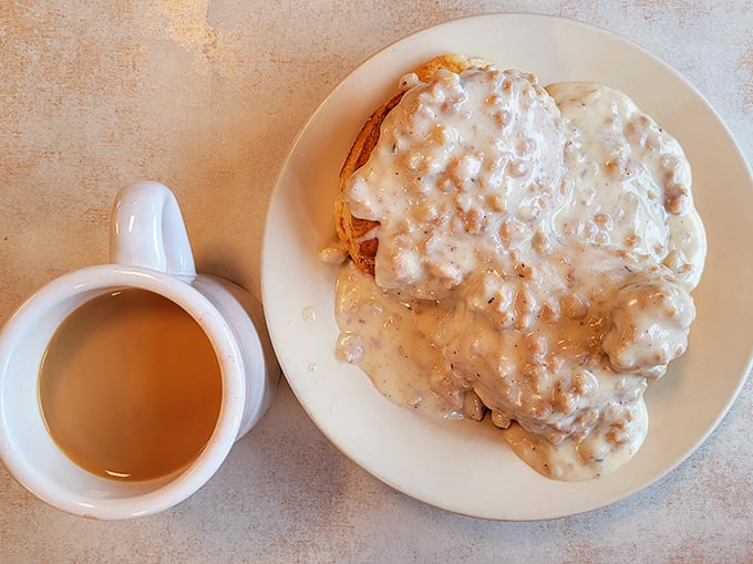 Biscuits and gravy: the breakfast of champions&hellip; and anyone who's ever wanted to feel like they're wrapped in a delicious, savory blanket.