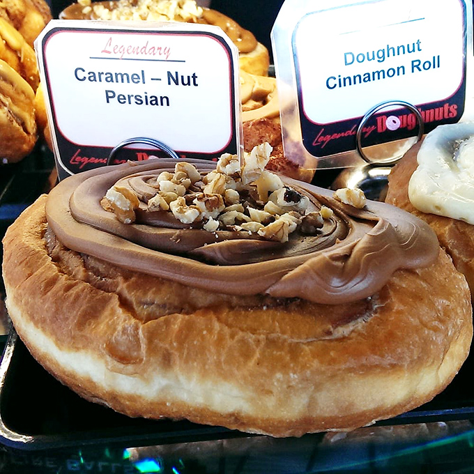 Meet the Caramel-Nut Persian, the James Bond of donuts &ndash; smooth, sophisticated, and dangerously irresistible. License to indulge!