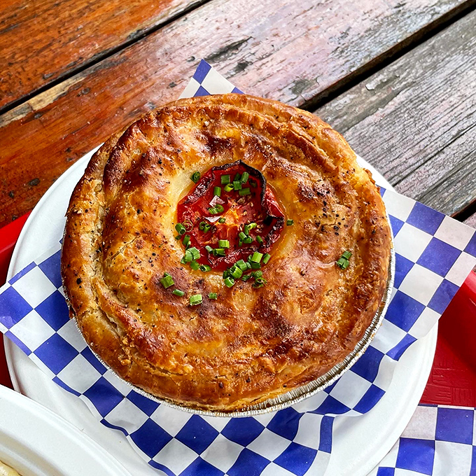 This chicken pot pie isn't just comfort food; it's a warm, flaky hug for your taste buds. Grandma would be proud... and a little jealous.