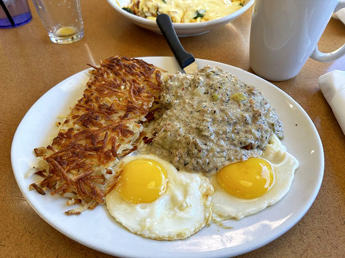 Chicken fried steak: Where comfort food meets cardiac event, but oh, what a way to go!