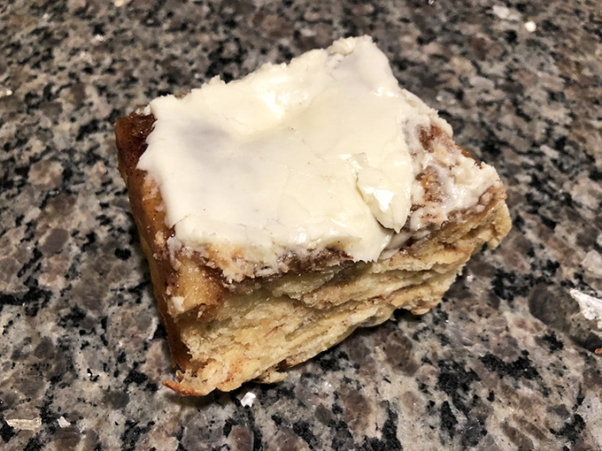 Up close and personal with buttery, cinnamon-y perfection. Warning: may cause involuntary drooling and sudden cravings.