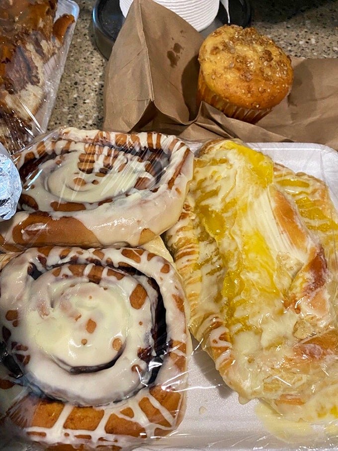 A feast for the eyes and the stomach! These pastries are like edible works of art, each one vying for your attention.