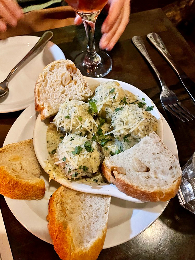 These aren't your average stuffed mushrooms – they're the Rolls Royce of funghi, chauffeuring crab to your taste buds in style.