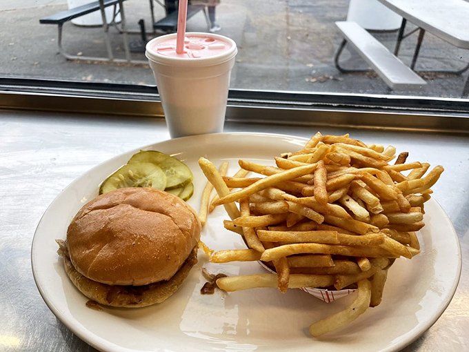 The classic combo that never goes out of style. This burger and fries duo is the Fred Astaire and Ginger Rogers of fast food.
