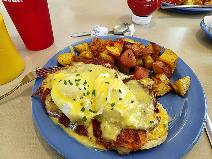 Eggs Benedict that would make the Pope jealous. Hollandaise so smooth, it could teach a tango class.